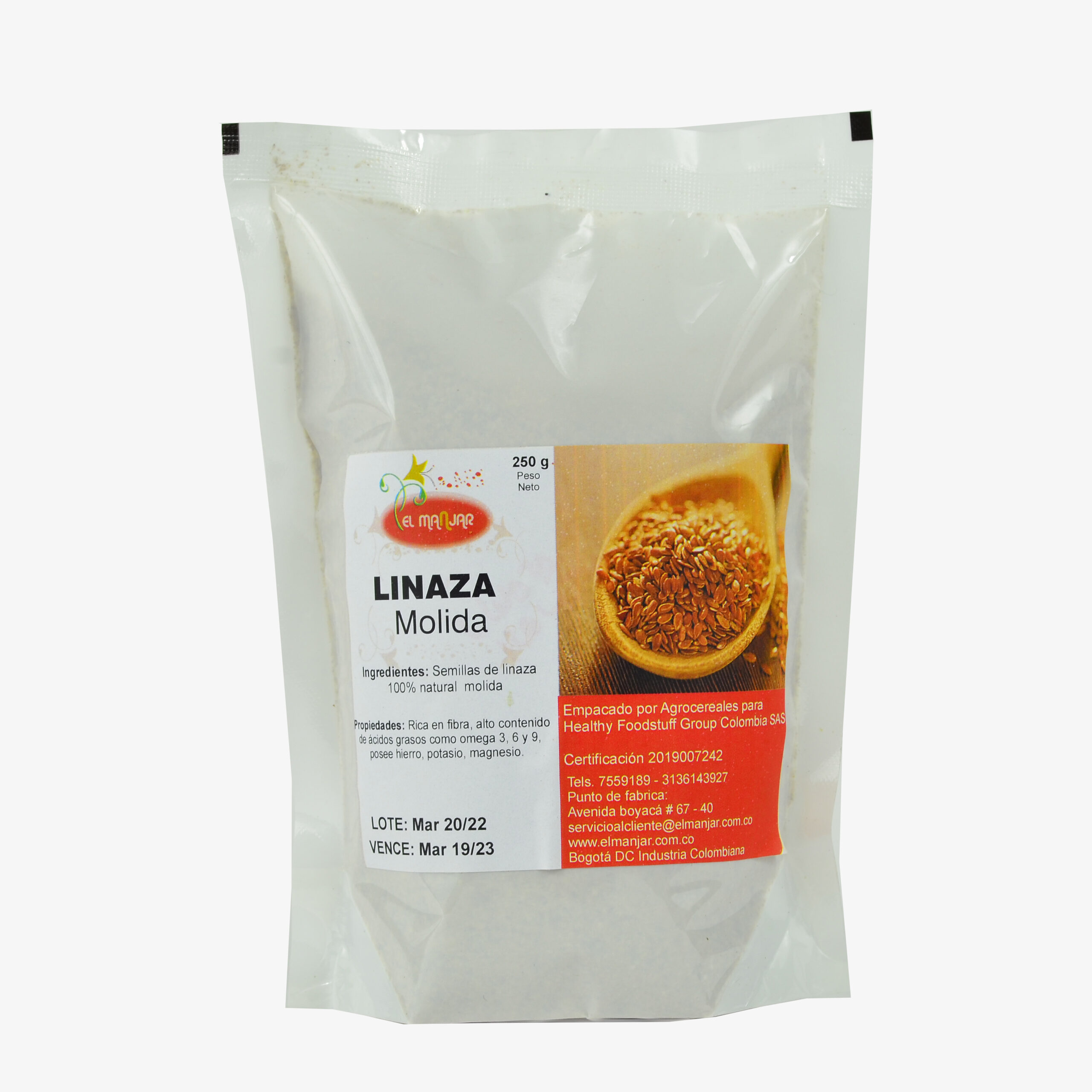 Linaza Molida - Gluten Free | Alimentos sin Gluten