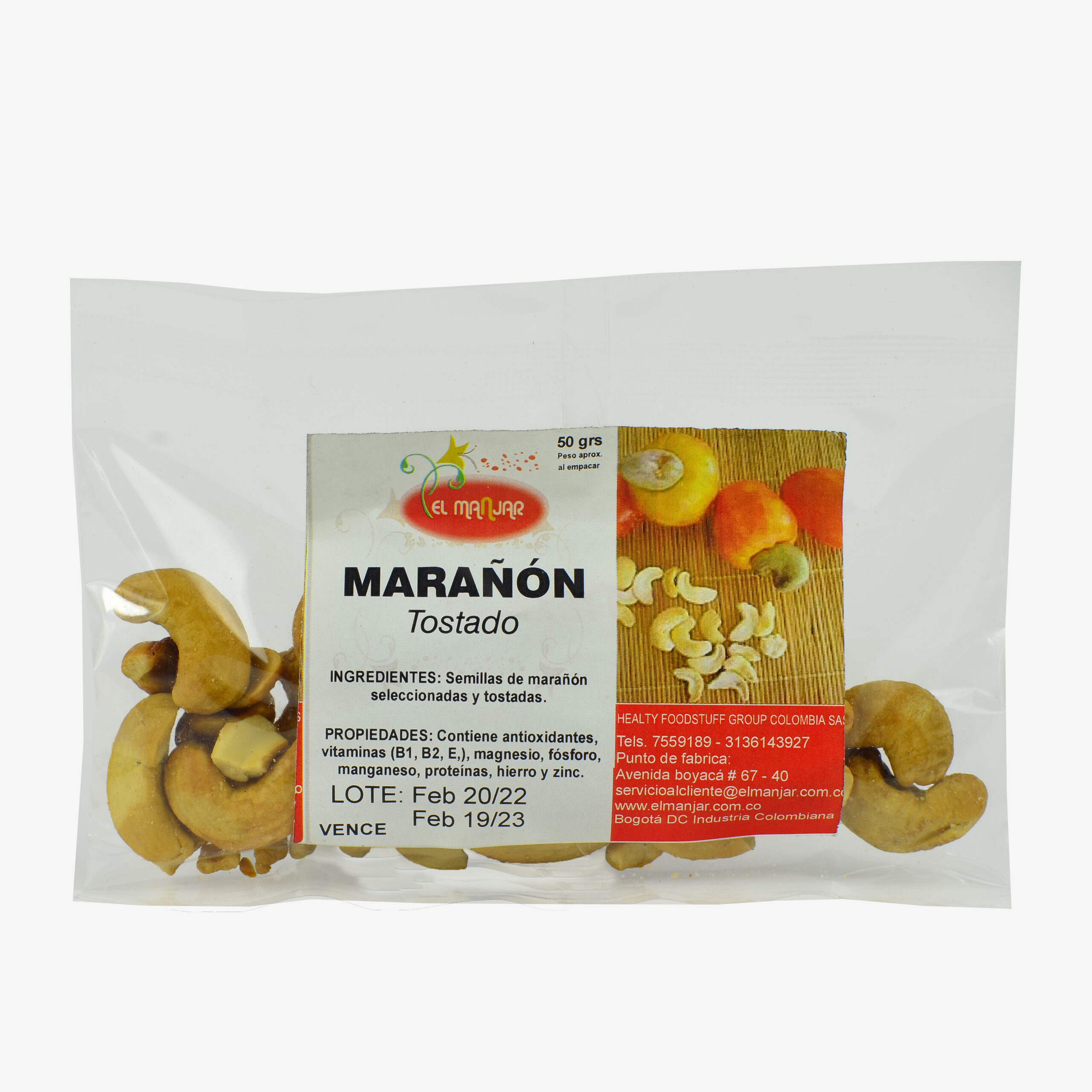 Marañon Tostado - Gluten Free | Alimentos sin Gluten